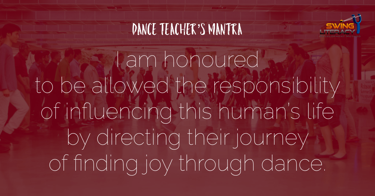 Simple mindset trick to keep your WCS teaching passion - SwingLiteracy.com